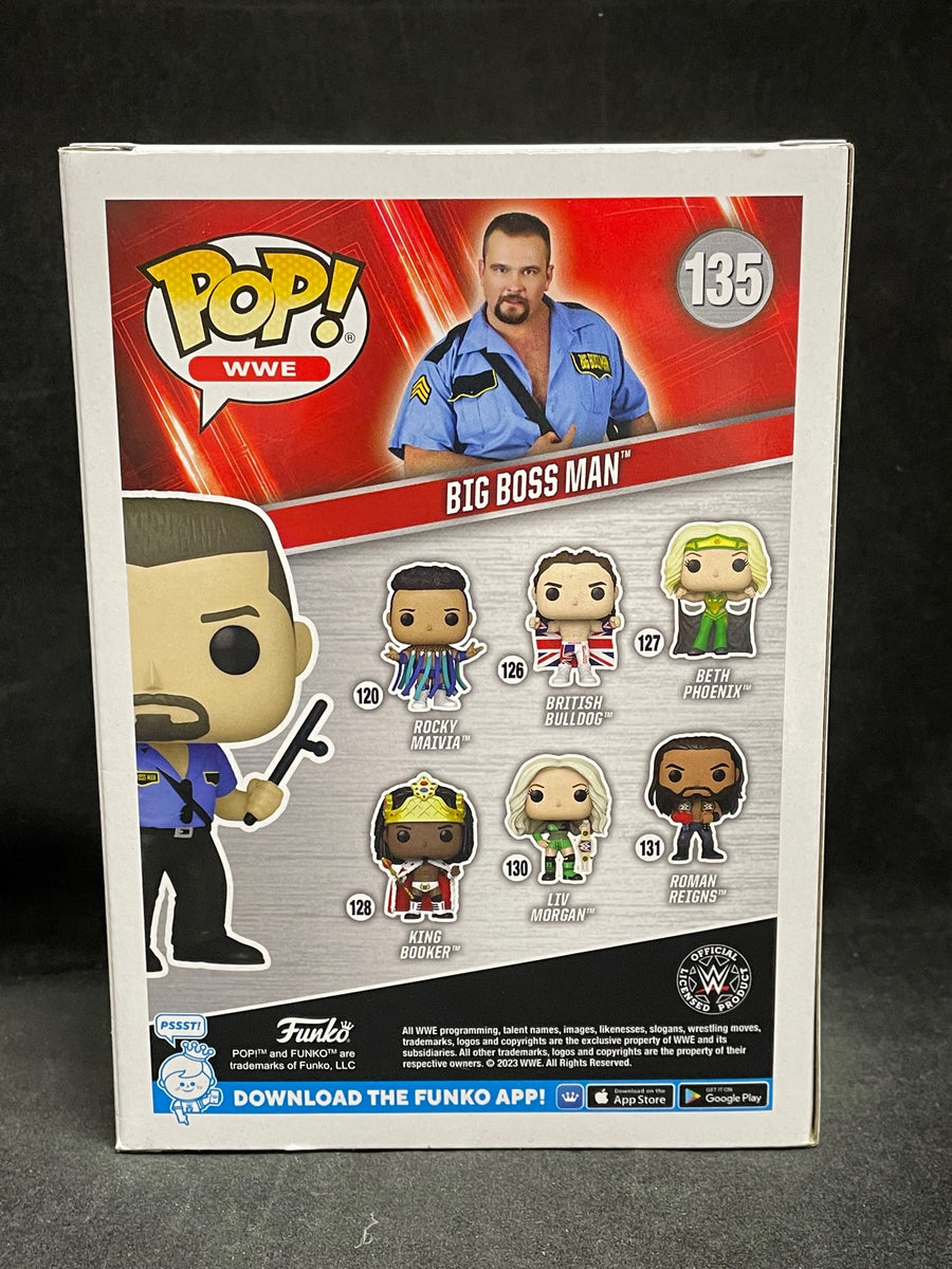 Funko Pop! WWE #135 Big Boss Man Gamestop w/ Protector – POPnGAMES