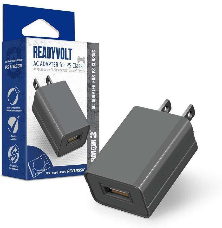 Armor3 PlayStation Classic ReadyVolt USB AC Power Adapter for PS Class ...